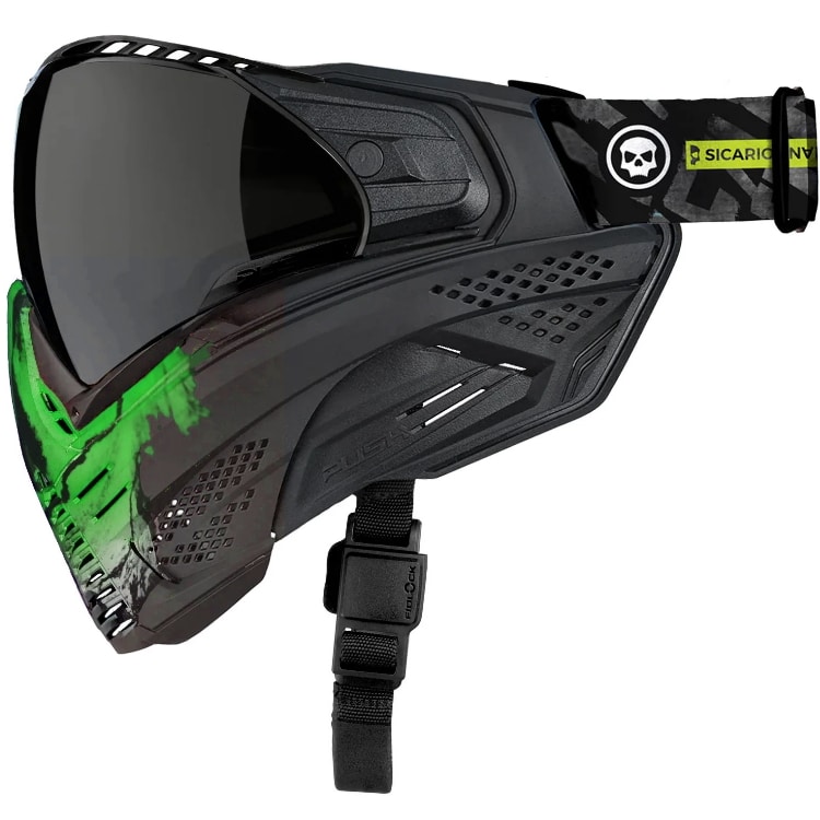 Push Unite Paintball Maske CDG (Skull Lime)